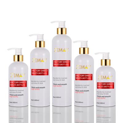 China 250ml 300ml 350ml 400ml 500ml Airless Body Pump Shampoo And Conditioner Skincare Cosmetics Oil Packaging Containers for sale