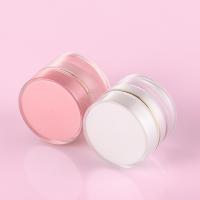 China Coloured PP Plastic Cream packaging Jar With White Lid Skin Care 10g 20g 30g for sale