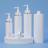 China Luxury 250ml 500ml White Round Empty Conditioner Shower Gel Plastic Packaging Gold Hdpe Shampoo Bottle for sale