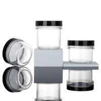 China 200g Small Plastic Jars With Lids , OEM Empty Face Cream Jars for sale