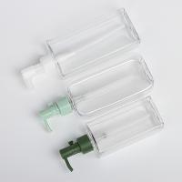 China Clear Empty Round Body Lotion Cosmetics Packaging Containers Plastic Pump Facial Cleansing Oil Bottl for sale