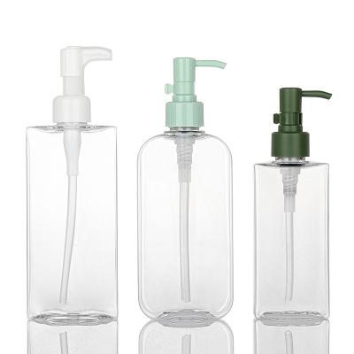 China 250ml transparent essential oil cleaner empty toner soap serum skincare lotion plastic bottle for sale