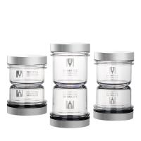 China 50ml Empty Plastic Jars With Lids , Transparent Plastic Beauty Containers for sale