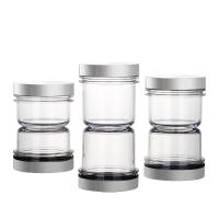 China 50ml Empty Plastic Jars With Lids , Transparent Plastic Beauty Containers for sale