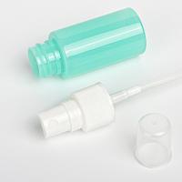 China Food Grade Cosmetic Spray Bottle Green Color 50ml Plastic With Flip Cap for sale