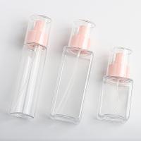 China PET Plastic 100ml Spray Bottles Fine Mist Screen Printing With 24mm Mouth for sale
