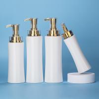 China 350ml 400ml 500ml OEM round shape plastic salon shampoo airless body pump packaging plastic bottles for sale