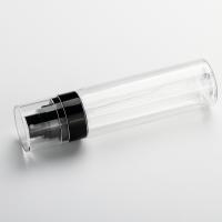 China 100ml Empty Clear Plastic Spray Bottle , Cylindrical Spray Bottle For Cosmetics for sale