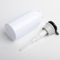 China 400ml Empty Containers Round Lotion Plastic PET Shampoo And Conditioner Airless Pump Bottle for sale