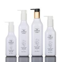 China 200ml 300ml 350ml 400ml Luxury Biodegradable Unique Square Cosmetic Lotion Airless Gold Pump Bottle for sale