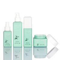 China Frosted Luxury Cosmetic Bottle Set 100ml 120ml 160ml OEM Acceptable for sale
