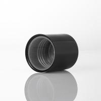 China Frosted 100ml Plastic Bottle With Screw Cap PE Black Plastic Material for sale