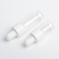 China 10ml Cosmetic Dropper Bottle , Frosted Small Dropper Bottles Plastic for sale