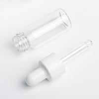 China 10ml Cosmetic Dropper Bottle , Frosted Small Dropper Bottles Plastic for sale