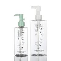 China 180ml Clear Oil Packaging Container Shampoo And Conditioner Set Square Lotion Pump Bottle Plastic 200ml for sale