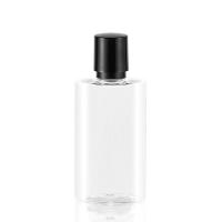 China Transparent  Plastic Screw Top Jar 70mm Width Airless Leakproof for sale