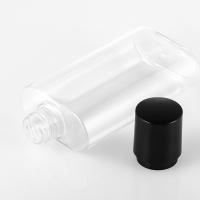 China Transparent  Plastic Screw Top Jar 70mm Width Airless Leakproof for sale