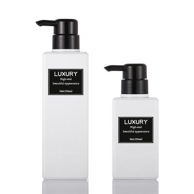 China airless Cosmetic Lotion Bottle ,  screen printing White Lotion Bottle With Pump for sale