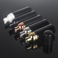 China Clear Black 2 Oz Foam Pump Bottles 130mm Height 35.5mm Diameter for sale