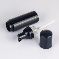 China Clear Black 2 Oz Foam Pump Bottles 130mm Height 35.5mm Diameter for sale