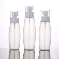 China Frosted Cosmetic Spray Bottle PlasticPlastic 100ml Capacity Reusable for sale