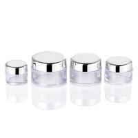 China Round Cream Packaging Jar 20g Acrylic Material UV Printing 50mm Width for sale