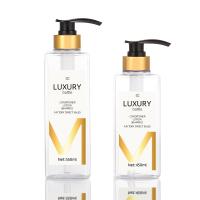China PETG Cosmetic Lotion Bottle , Lotion Bottle Pump Dispenser 60mm Width for sale