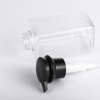 China Transparent Luxury Lotion Pump Bottle PETG Plastic Material 350ML for sale