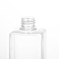 China clear Plastic Screw Top Bottles PETG material 53mm width 156mm height for sale