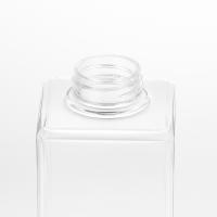 China Recycled Square Clear Plastic Lotion Bottles With 44mm Pump 550ml for sale