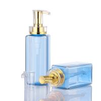 China Airless Cosmetic Lotion Bottle , Square Lotion Pump Containers 15oz for sale