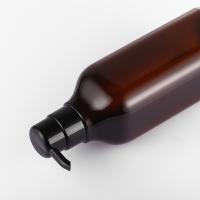 China Frosted Amber Body Lotion Bottle With Pump Multiapplication 1000ML for sale