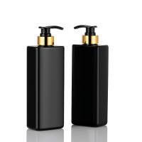 China Black Cosmetic Lotion Bottle , 8 Oz Lotion Bottle With Pump 73mm Width for sale