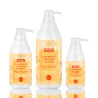 China Round round lotion bottle With 39mm pump Multiapplication 300ml for sale