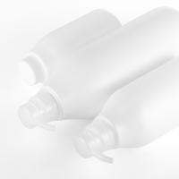 China Round round lotion bottle With 39mm pump Multiapplication 300ml for sale