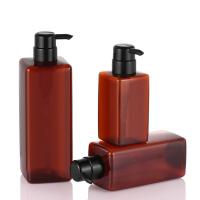 China Clear Cosmetic Lotion Bottle , 41mm Square Lotion Pump Bottles for sale