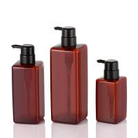 China Clear Cosmetic Lotion Bottle , 41mm Square Lotion Pump Bottles for sale