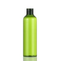 China round Cosmetic Lotion Bottle , 54mm Green empty body lotion bottles 300ML for sale