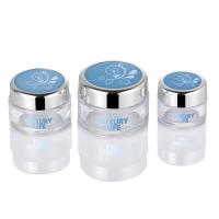 China ODM Cream Packaging Jar , 15g Plastic Decorative Jars 40mm Width for sale
