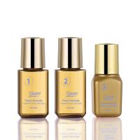 China 15ml Travel Empty Bottle Set Gold Color OEM Available For Skin Care for sale