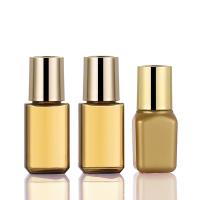 China 15ml Travel Empty Bottle Set Gold Color OEM Available For Skin Care for sale
