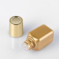 China 15ml Travel Empty Bottle Set Gold Color OEM Available For Skin Care for sale