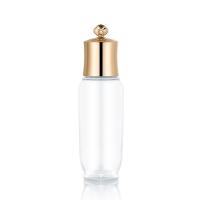 China Frosted Gold Empty Travel Bottle Set 30ml capacity for Toner for sale
