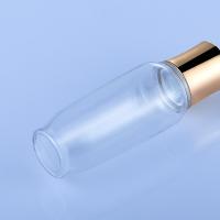 China Frosted Gold Empty Travel Bottle Set 30ml capacity for Toner for sale