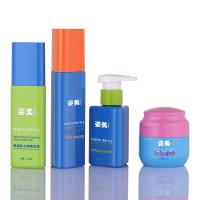 China Screw Cap Cosmetic Packaging Sets , 150ml 200ml Plastic Cosmetic Containers for sale