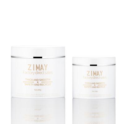 China White Pet Cream Packaging Jar With Screw Top Lids 100g Capacity for sale