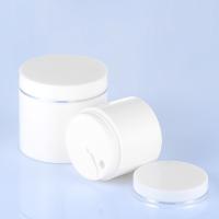 China White Pet Cream Packaging Jar With Screw Top Lids 100g Capacity for sale