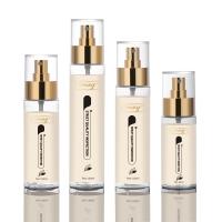China Round Empty Cosmetic Spray Bottles , Luxury 4 Oz Clear Plastic Spray Bottles for sale
