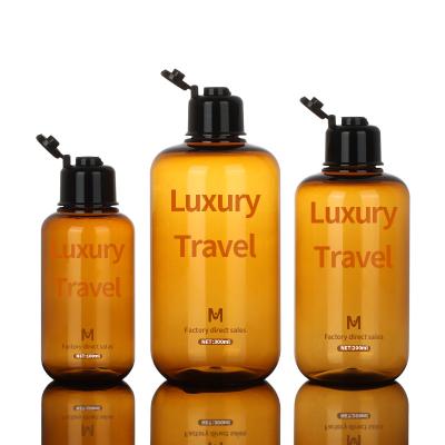 China PET Eco Friendly Plastic Screw Top Bottles 300ml Round Macallan for sale