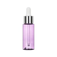 China Thick Plastic Dropper Bottles 30ml PET Plastic Material Screen Printing for sale